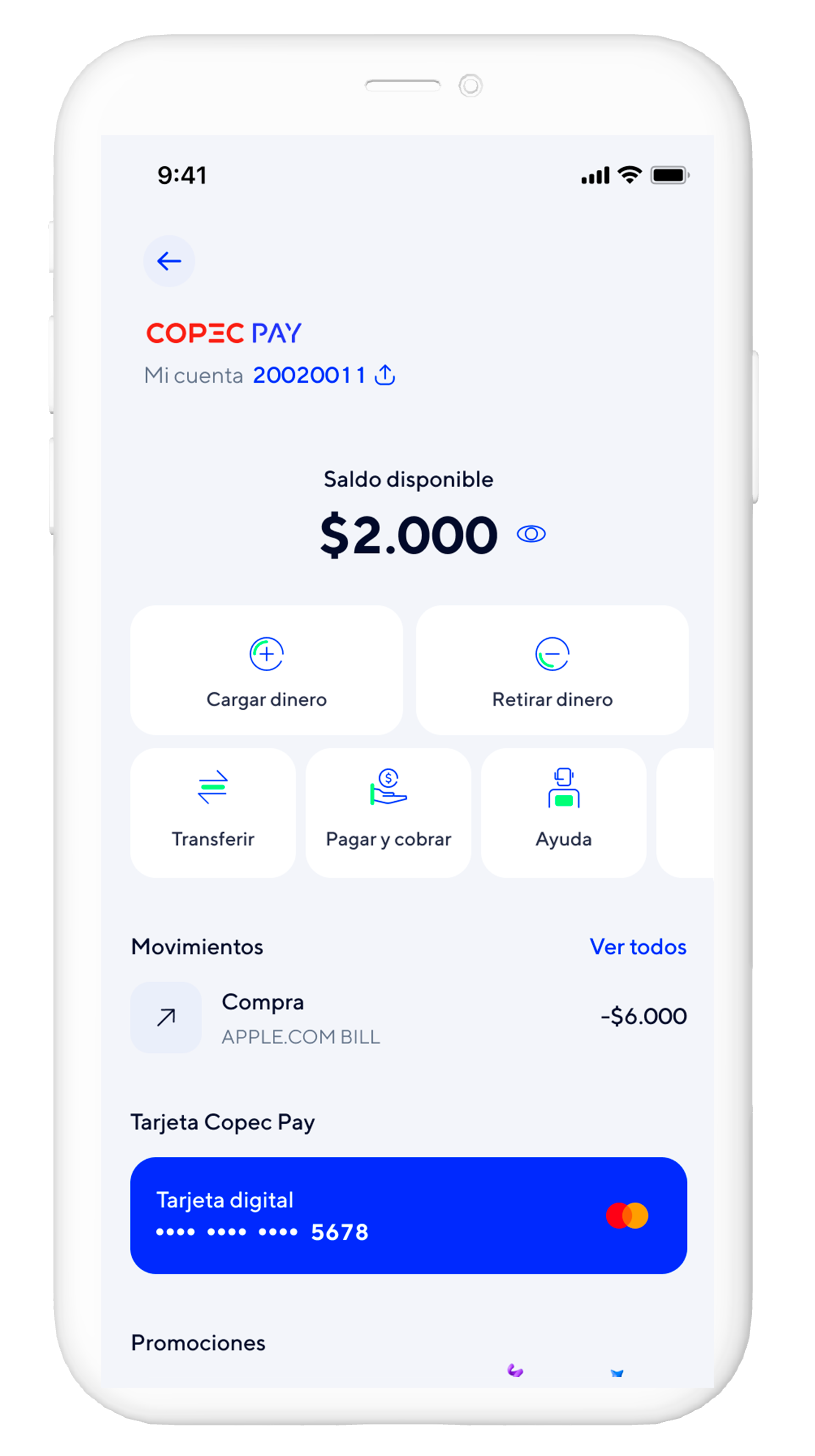 Copec Pay: Tu cuenta digital en la app Copec